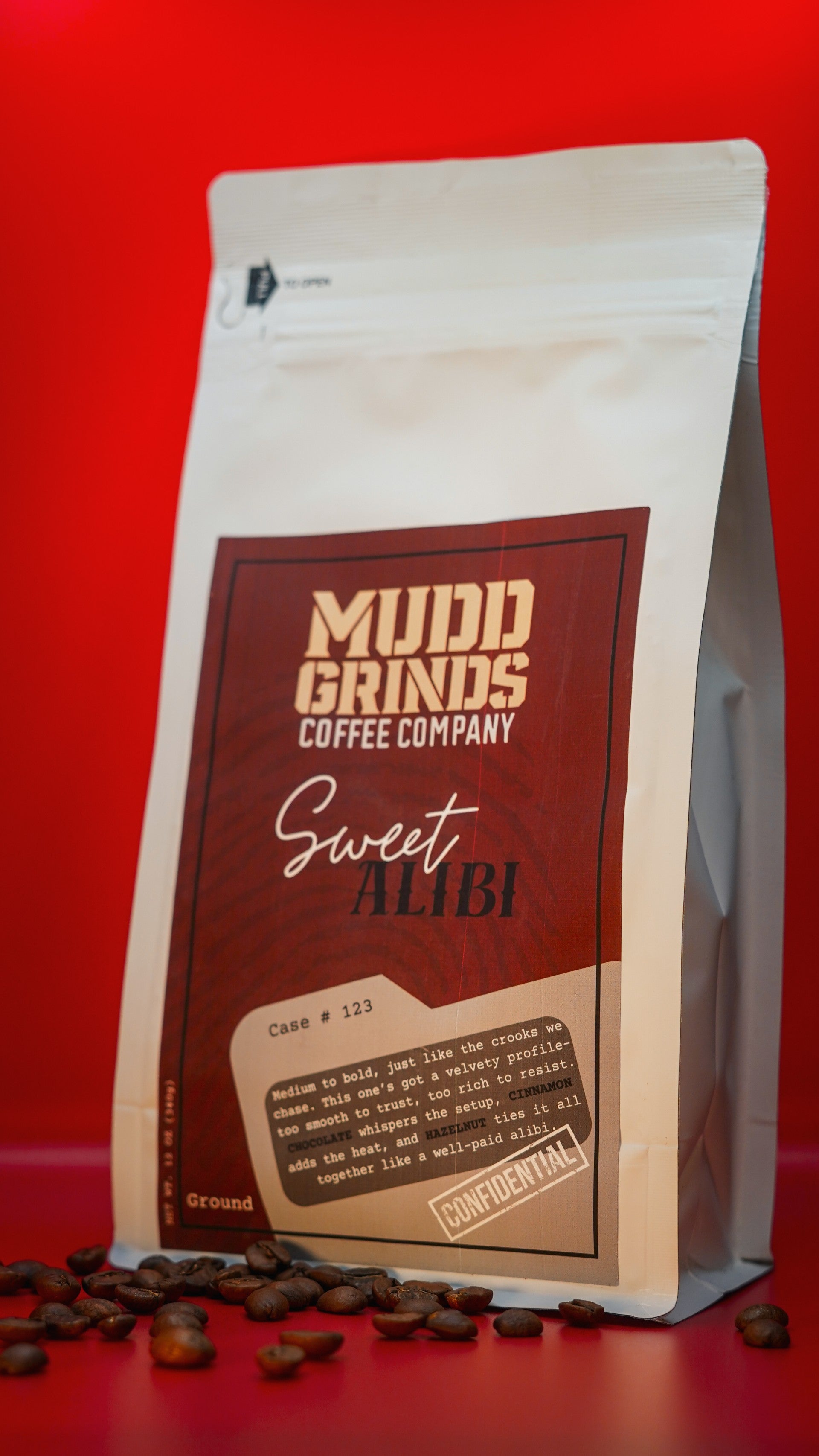 Sweet Alibi – Chocolate, Cinnamon & Hazelnut Medium Roast Coffee (12oz ...